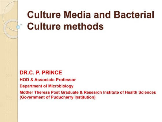Types of Media in Microbiology & Plating Techniques. (1).pptx ...