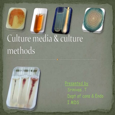 Culture media & methods | PPSX