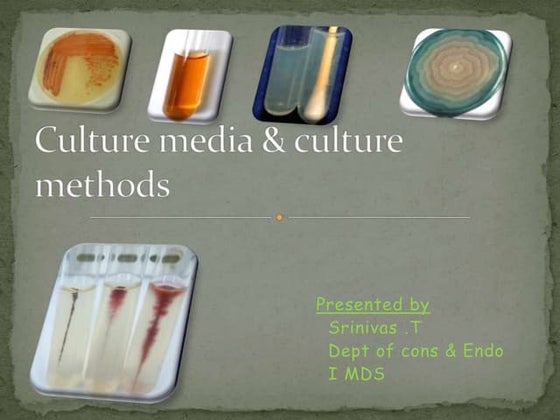 Culture methods | PPT