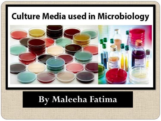Classification of culture media | PPT