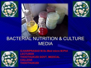 CULTURE MEDIA USED IN MICROBIOLOGY | PPT