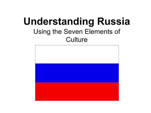 Organizational Culture In Russia | PPT