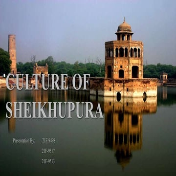 Culture of Sheikhupura | PPTX