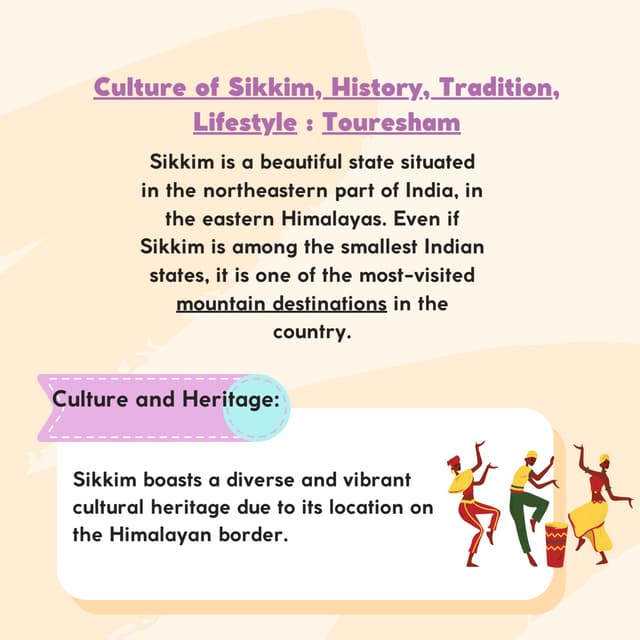 Culture of Sikkim, History, Tradition, Lifestyle, and Amiable People ...