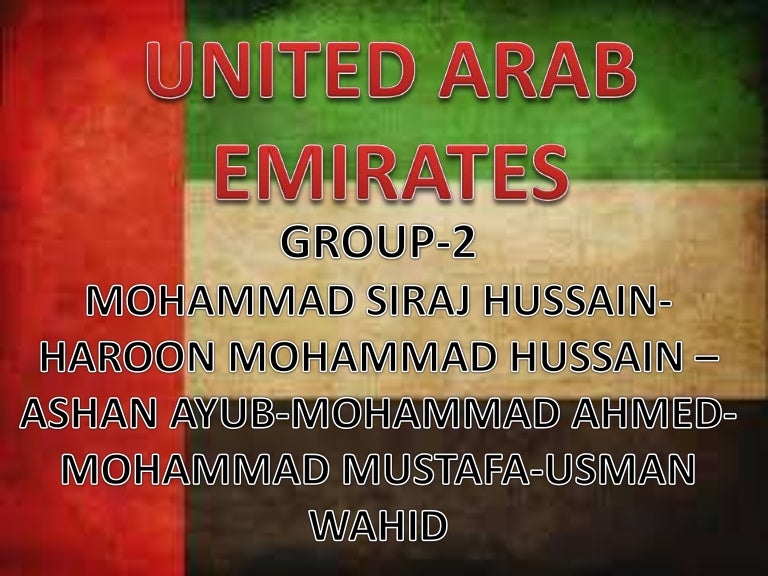 UAE Culture Ppt uae-culture-ppt