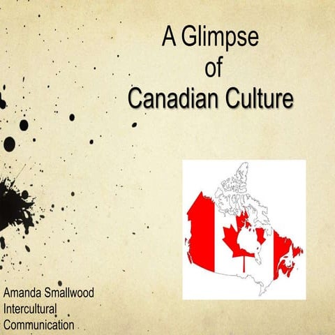 Canada Cultural Powerpoint | PPTX