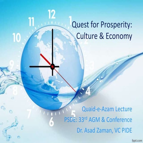 Quest for Prosperity: Culture and Economy | PPT