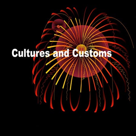 Cultures and customs | PPT