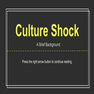Culture Shock | PPTX
