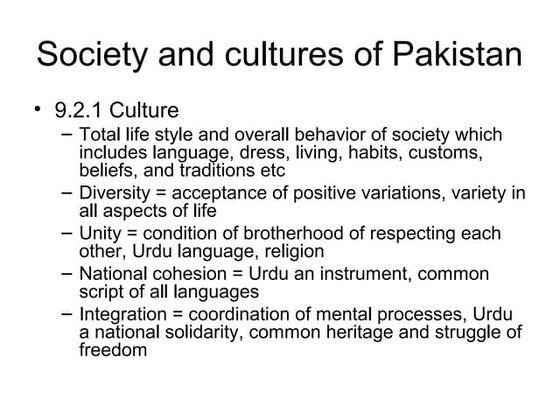 Culture of pakistan ‫‫ | PPTX | Islam | Religion & Spirituality