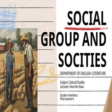 Types of Society (UCSP) | PPTX