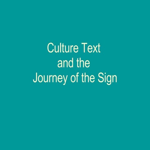 Culture Text | PPT
