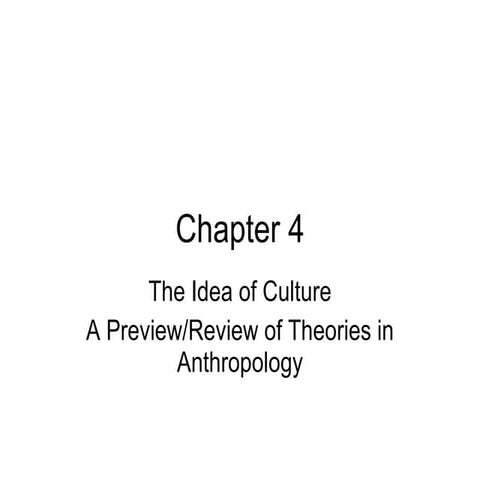 Culture theory review of theories | PPT
