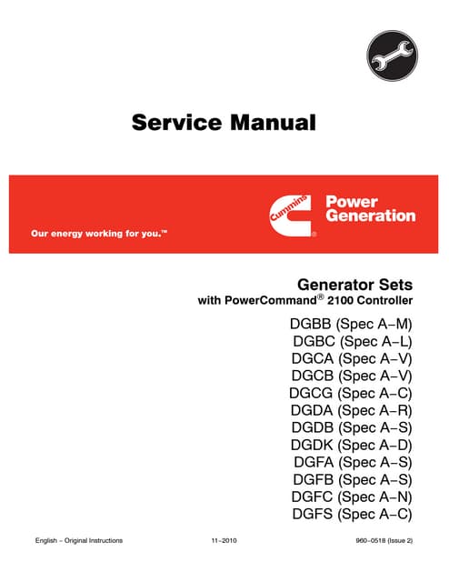 Cummins onan egmbe p6500 (spec a) generator service repair manual | PDF