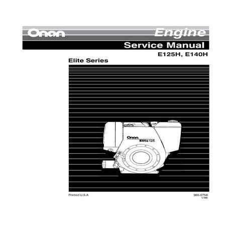 Cummins Onan E140H Engine Service Repair Manual.pdf