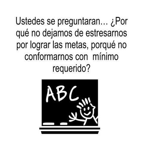 Cumplir Con Los Objetivos | PPT