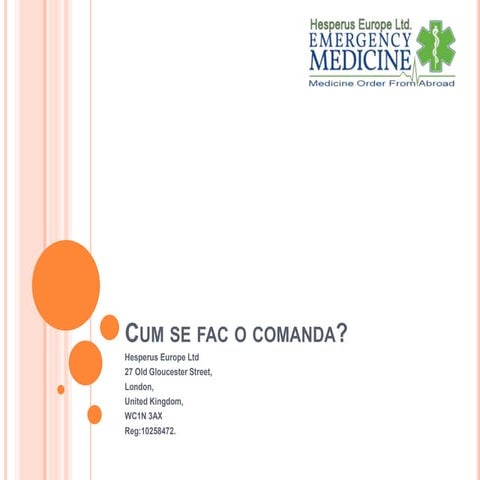 Cum se fac o comanda | PPTX