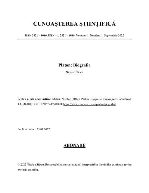 Despre Pitagora | PDF