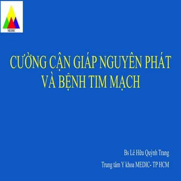 Cuong can giap nguyen phat va benh tim mach | PDF