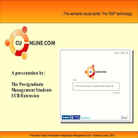 Cu online finalversion | PPT