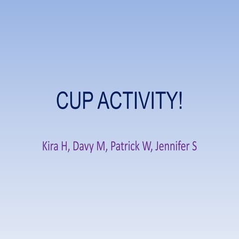 Cup Presentation | PPTX | Social Networking | Internet