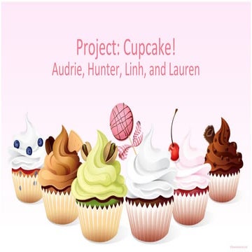 Cupcake presentation | PPT