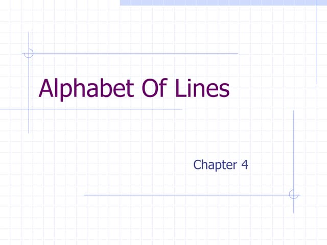 Alphabet Of Lines | PPTX
