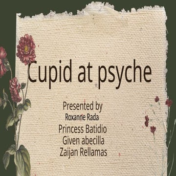 cupid at psyche.pptxfilipinopowerpresentation | PPT