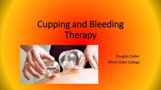 cupping حجامه.pptx | First Aid | Injuries