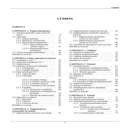 Cuprins | PDF
