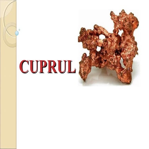 Cuprul | PPT