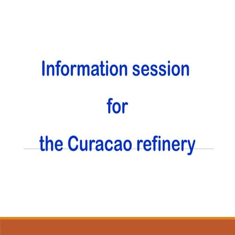 Curacao SPS Bullenbay Terminal and tanks | PPTX