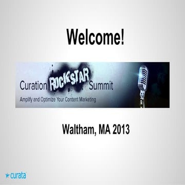 Curata Client Success - Curation Rockstar Summit | PPT