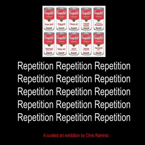 Visual Communication lecture 4 1 rhythm, pattern and repetition | PPTX