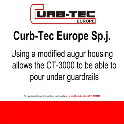 Curb Tec's Under-Guardrail Modification for the CT-3000 | PPS