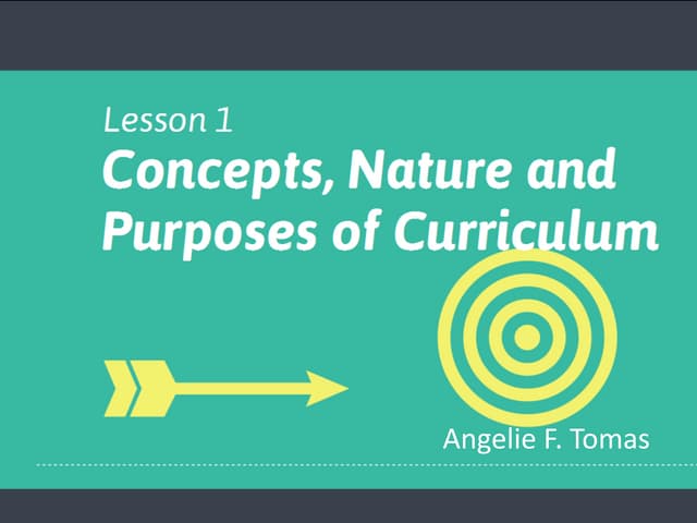 Foundations of curriculum development | PPTX