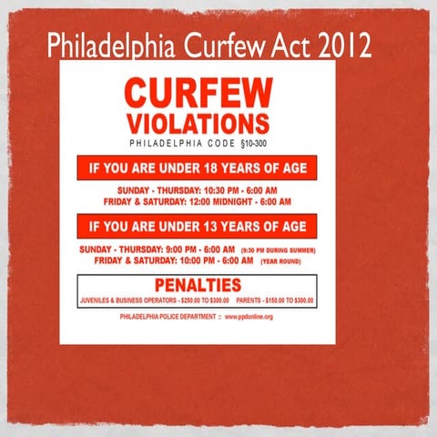 Curfew act | PPT