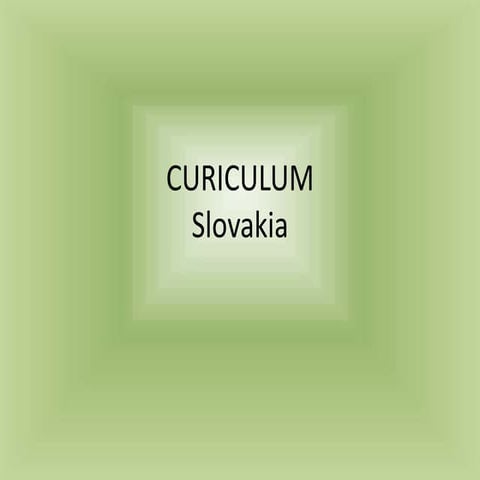 Curiculum | PPTX
