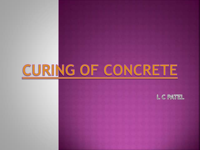 Concrete cube casting and Testing. | PPTX