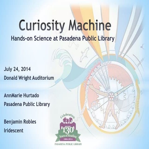 Curiosity machine showcase presentation | PPT