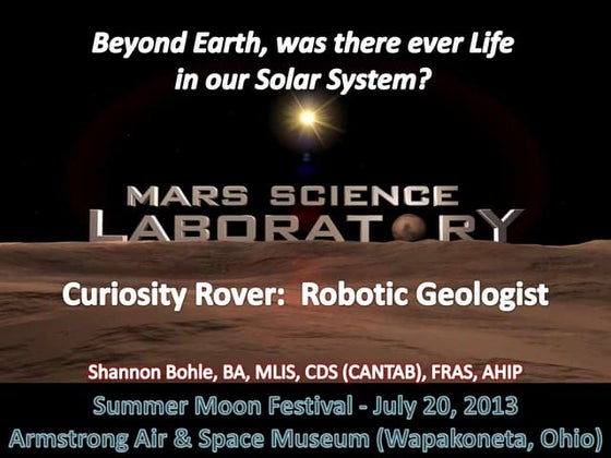 Curiosity The Mars Rover | PPT