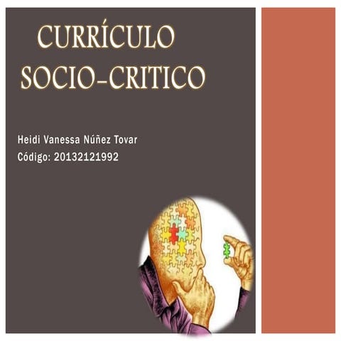 Modelo pedagogico sociocritico | PPTX