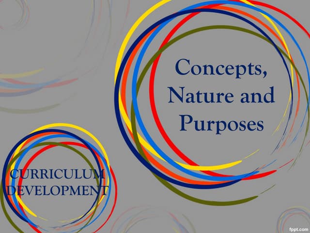 Foundations of curriculum development | PPTX