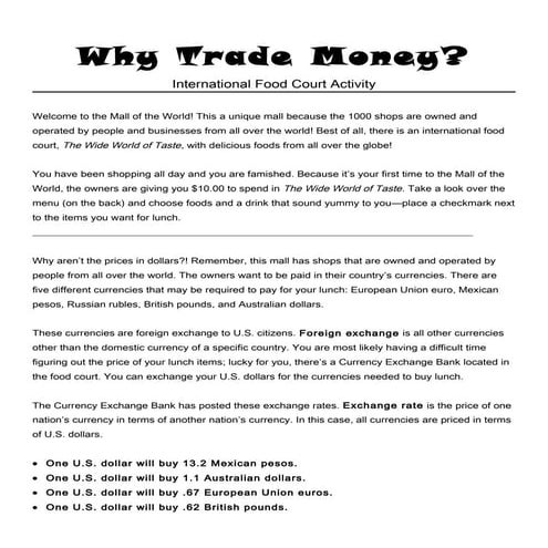 Currencyexchange1 | PDF