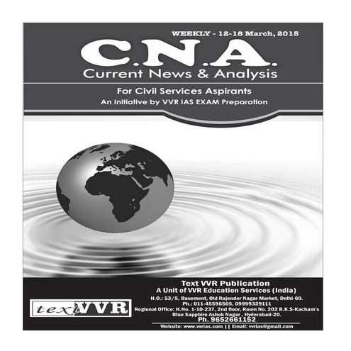 Current Affairs: Current News and Analysis | PDF