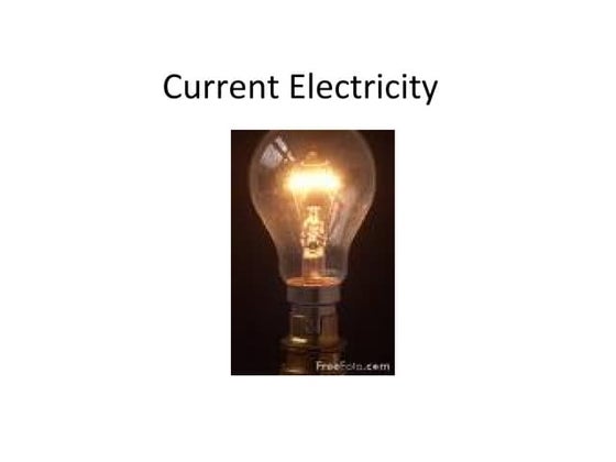 Electric circuits - grade 11 | PPT