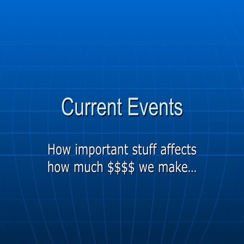 Current Events 1 | PPT
