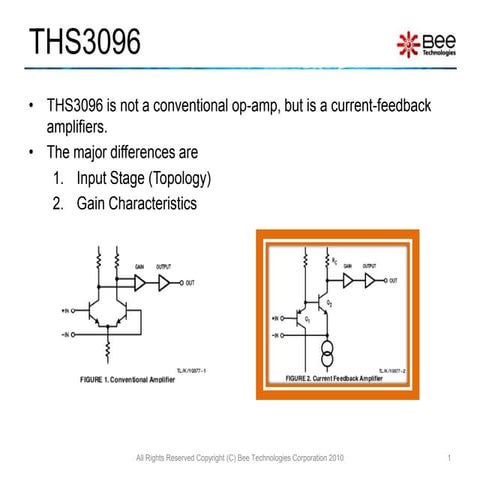 Concept of modeling of Current-Feedback Amp | PPTX | Consumer Electronics | Technology & Computing