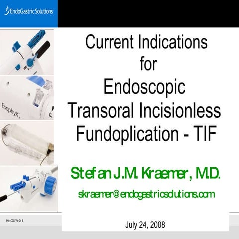 Overview of Endoscopic Gastric Fundoplication | PPT | Digestive ...