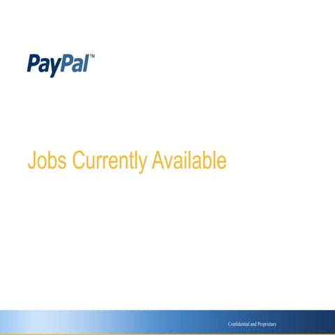 Current Jobs | PPT